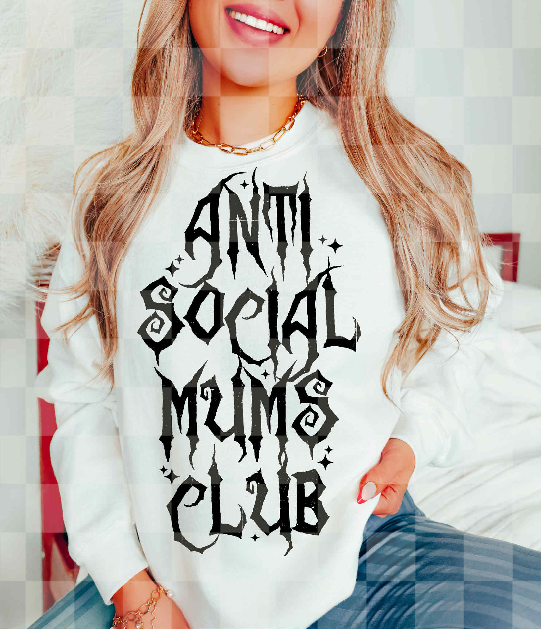 Anti Social Mums Club PNG Design *NO LICENSING REQUIRED* – Lyttle Design Co