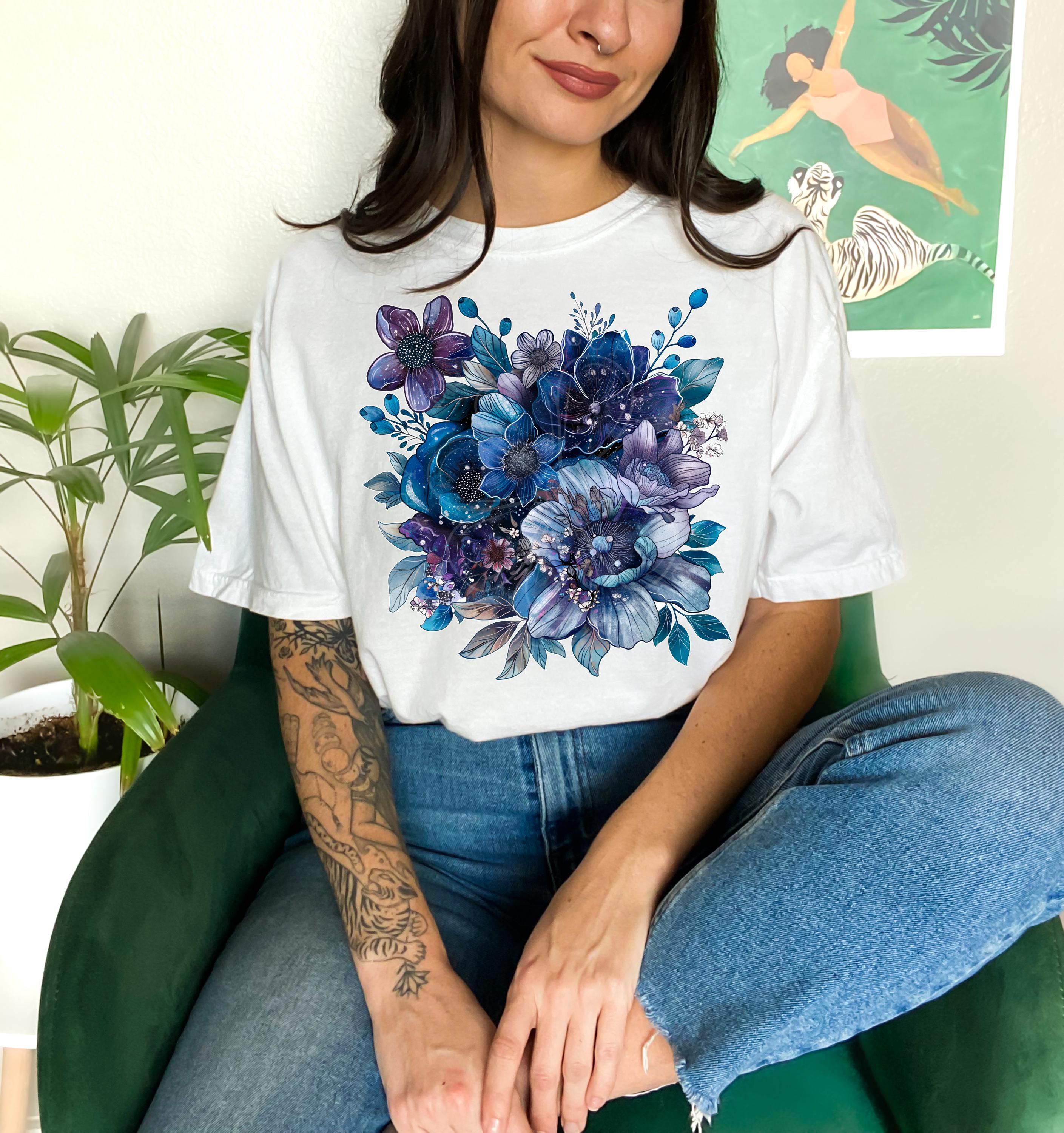 galaxy florals png | sublimation png | popular png | trendy png | digi ...
